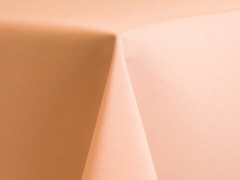Peach Polyester Linen | Top Tier Event Rentals + Staffing