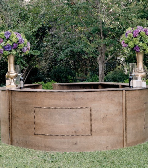 14' Wilson Round Bar | Top Tier Event Rentals + Staffing